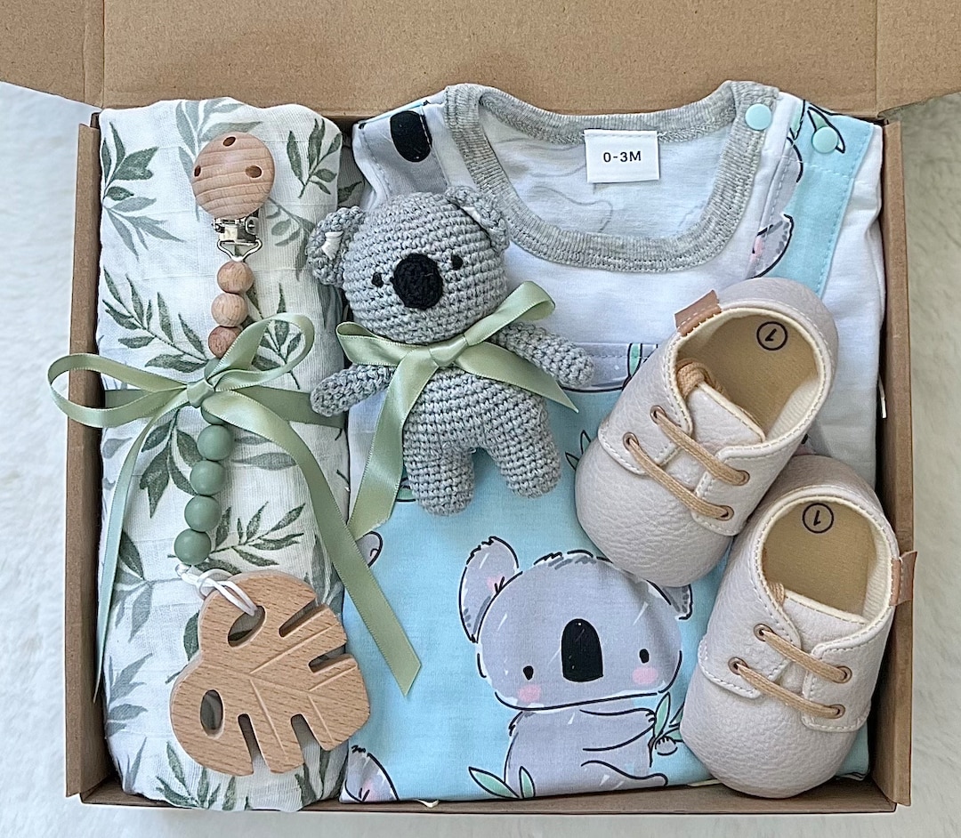 Newborn Baby Boy Koala Gift Box for Newborn Baby Boy Personalized Baby ...