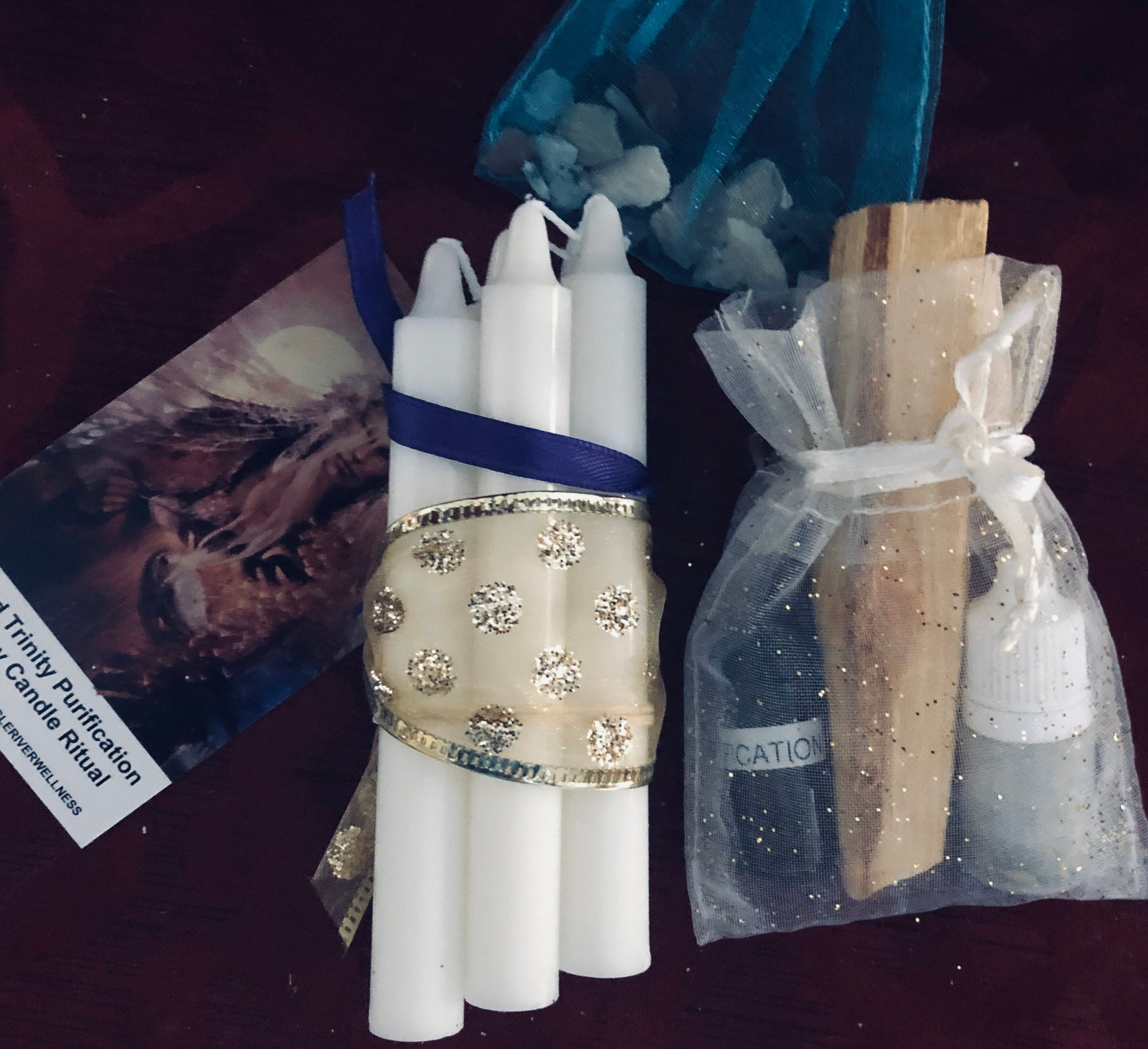 Paquetes rituales de velas de revocación de purificación de 5 - Etsy España