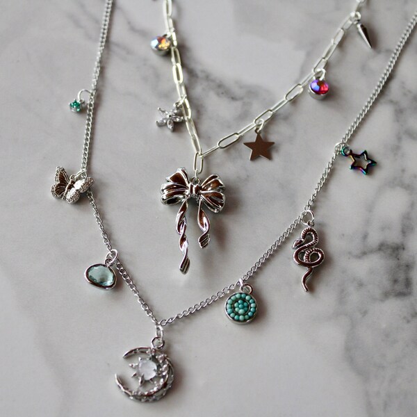 Silver Charms - Etsy