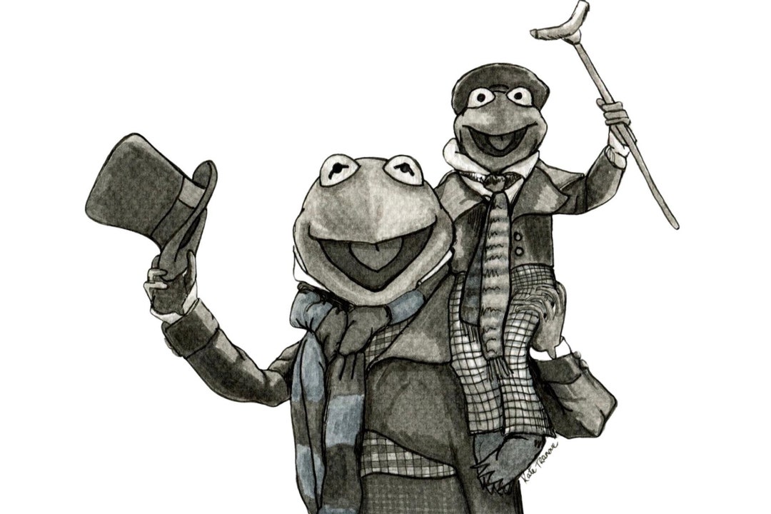 Digital Download Kermit, Tiny Tim, Bob Cratchit, Muppets Christmas ...