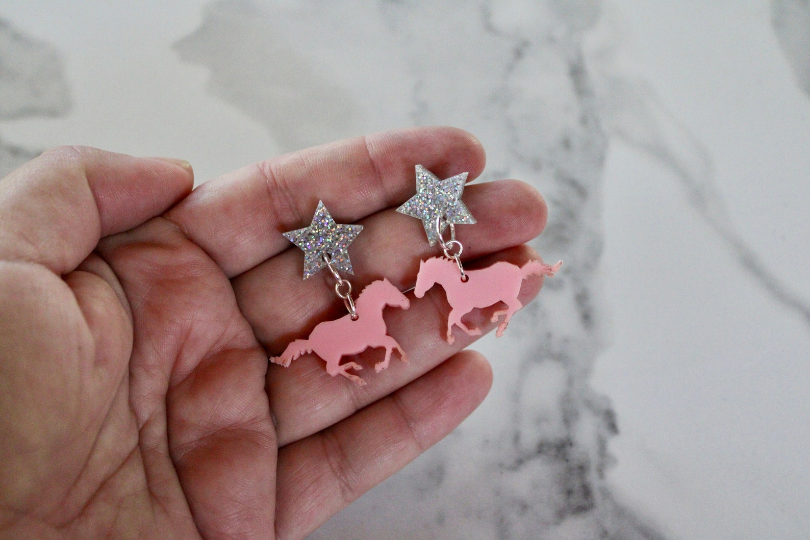 Chappell Roan Inspired Acrylic Earrings, Gift for Her, Hypoallergenic ...
