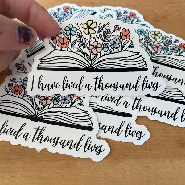 Book Stickers - Etsy