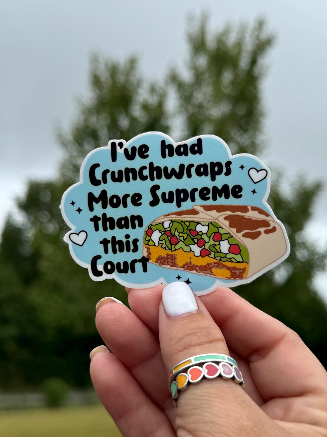 Supreme Court Sticker Funny Sticker Water Resistant Sticker Bodily ...