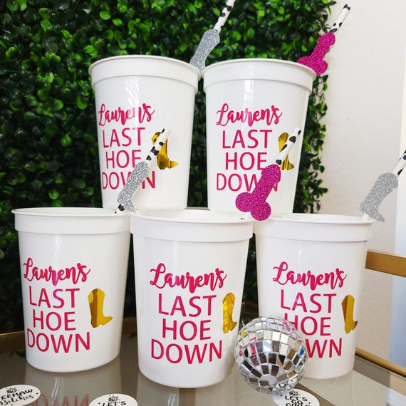 Personalized Country Bachelorette Party Cups Last Rodeo Cups - Etsy