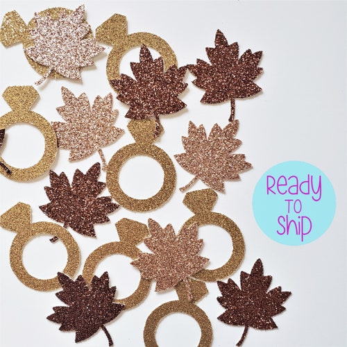 Bachelorette Party Fall Fling Confetti Lets Fall in Love - Etsy