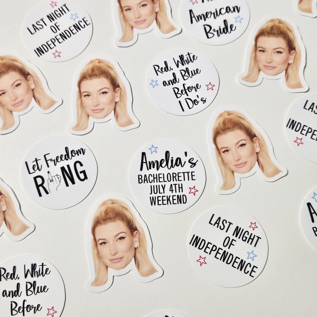 July 4th Bachelorette Face Confetti: Last Night of Independence - Etsy