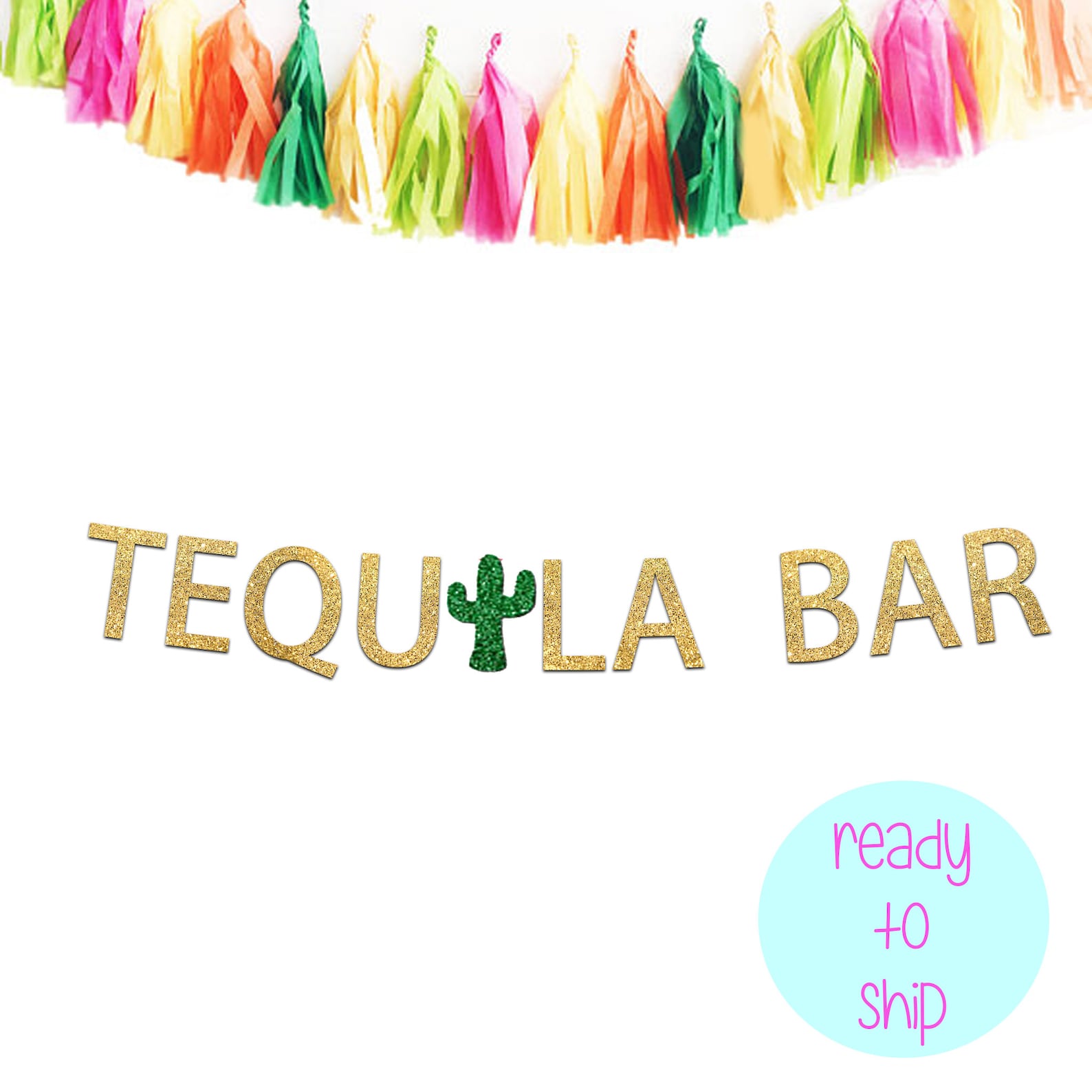 Tequila Bar Banner Final Fiesta Bachelorette Party Banner - Etsy