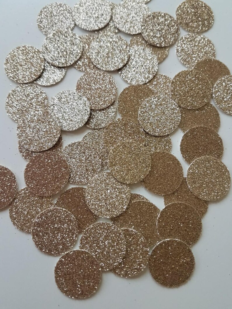 100 Pieces Gold Confetti Circle Confetti Party Confetti | Etsy