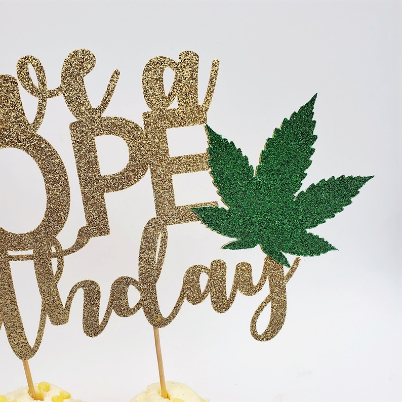 High on Life Birthday Banner 420 Birthday Marijuana Leaf - Etsy