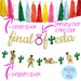 Cursive Final Fiesta Bachelorette Party Banner With Engagement - Etsy