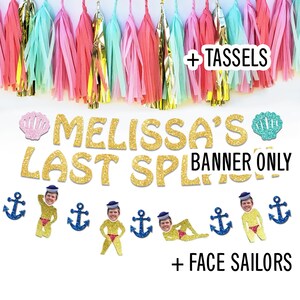 Last Splash Bachelorette Party Banner, Beachelorette Banner, Beach ...