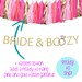 Bride and Boozy Bachelorette Party Banner Bachelorette Party - Etsy