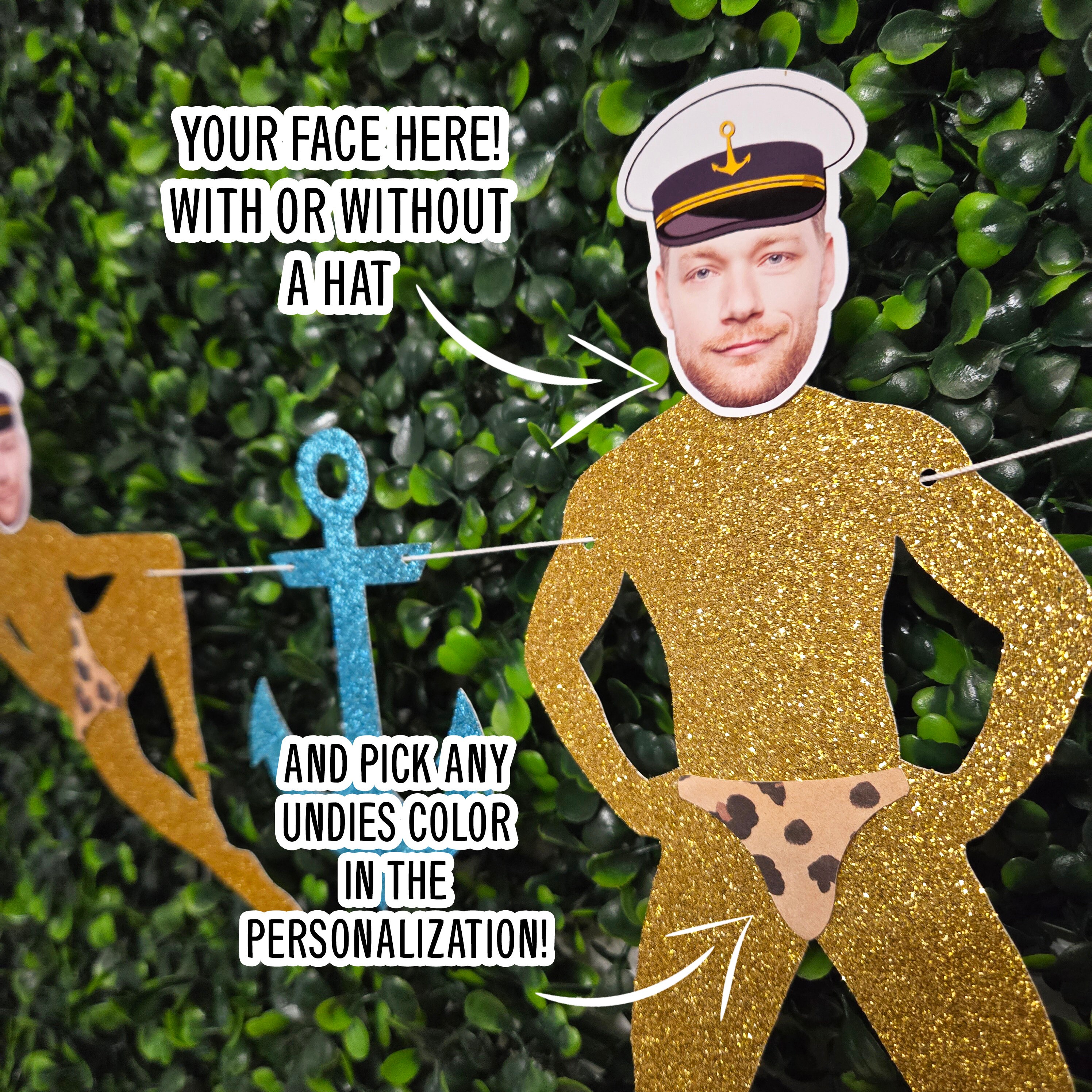 Personalized Boat Captain Bachelorette or Birthday Banner, Boat Party ...