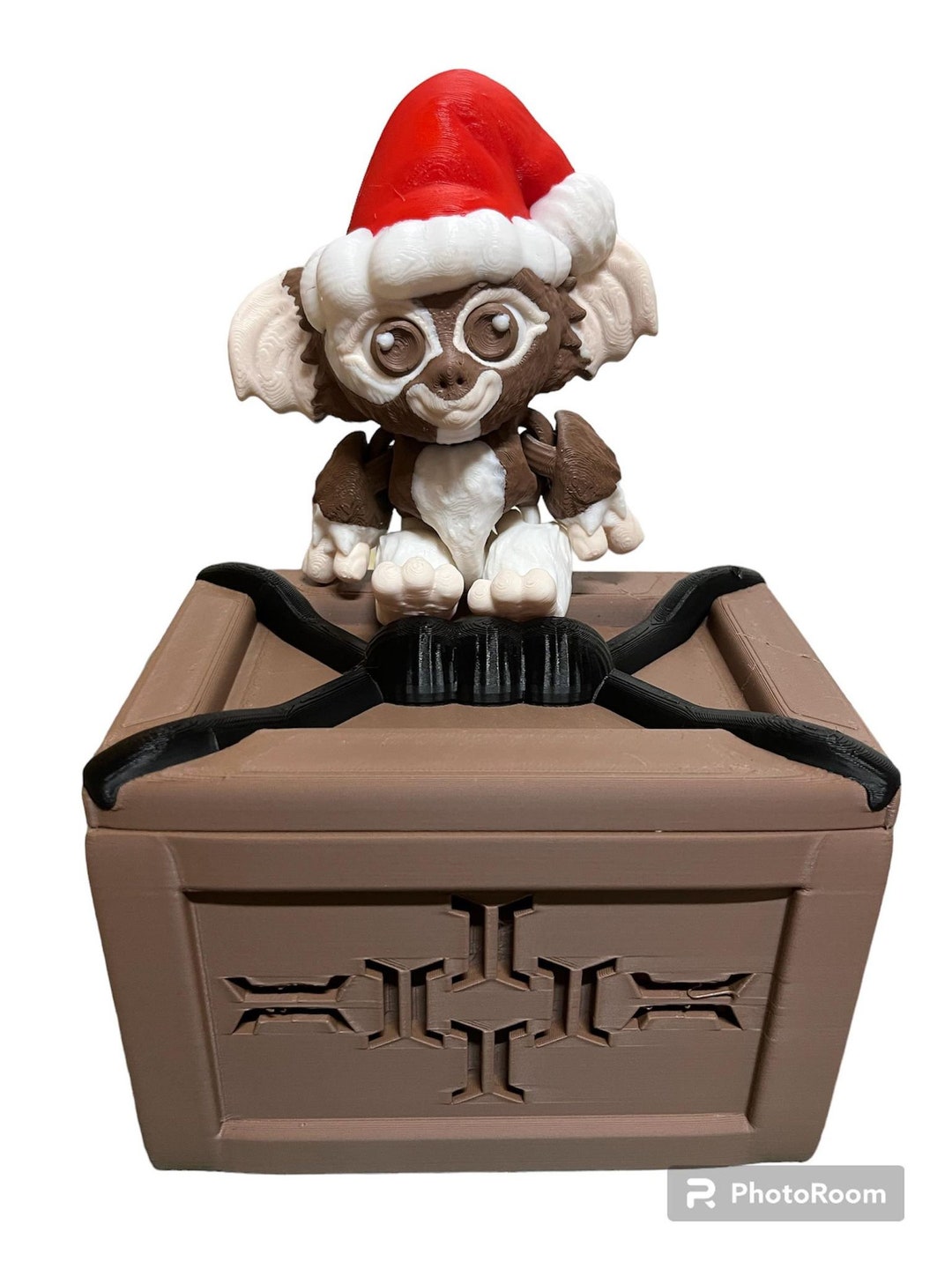 Articulated Santa Gizmo Gremlin and Box Multicolored Filament 3D ...