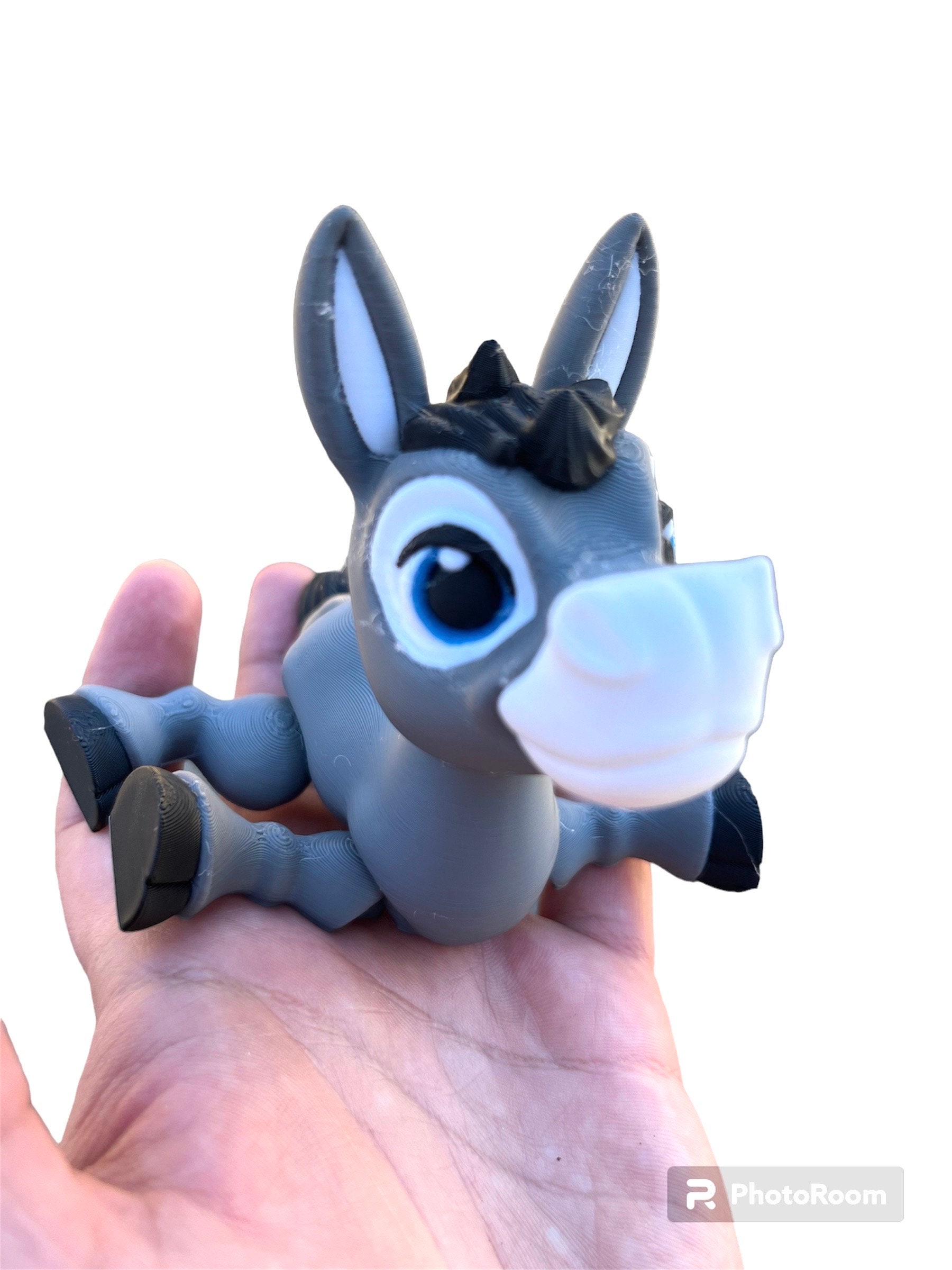 Articulated Donkey Multicolor 3D Printed in PLA Filament - Etsy