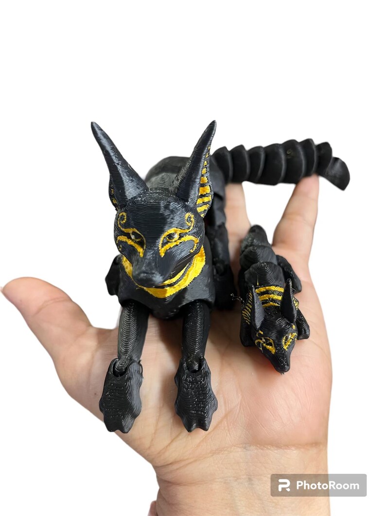 Anubis and Baby, Egyptian God of the Dead Articulated 3D Printed - Etsy