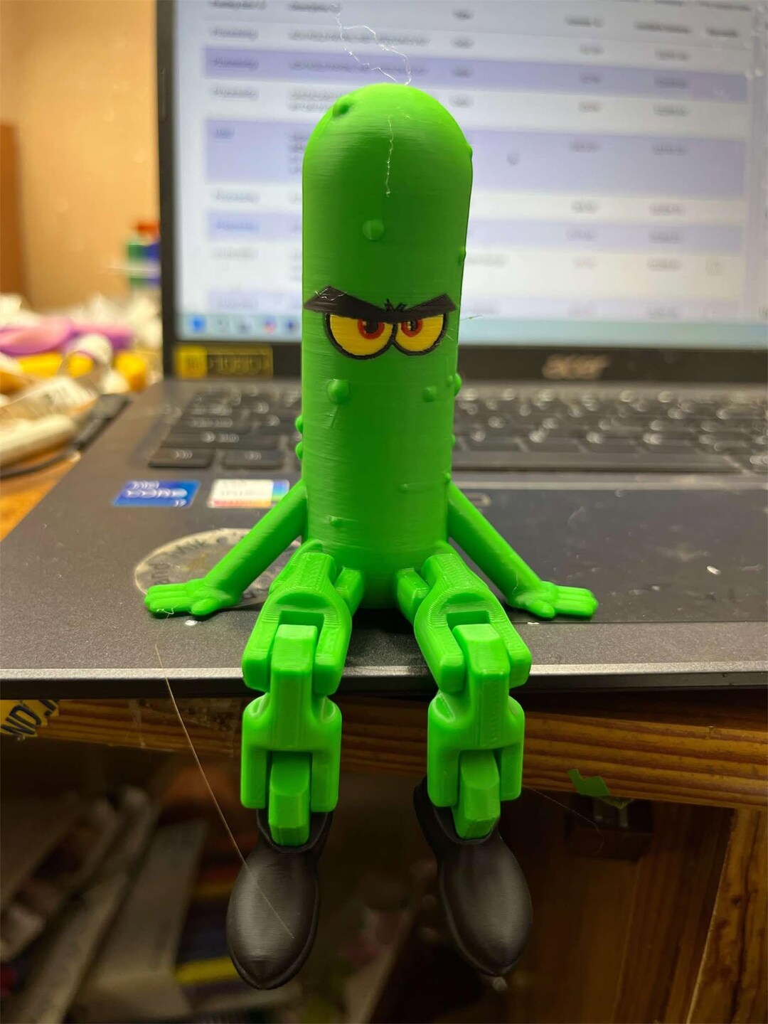 3d Printed Evil Pickle Figurine Great for Decoration - Etsy