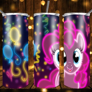 My Little Pony 10 Cups to Choose From Sublimated 20oz Tumbler With Lid ...