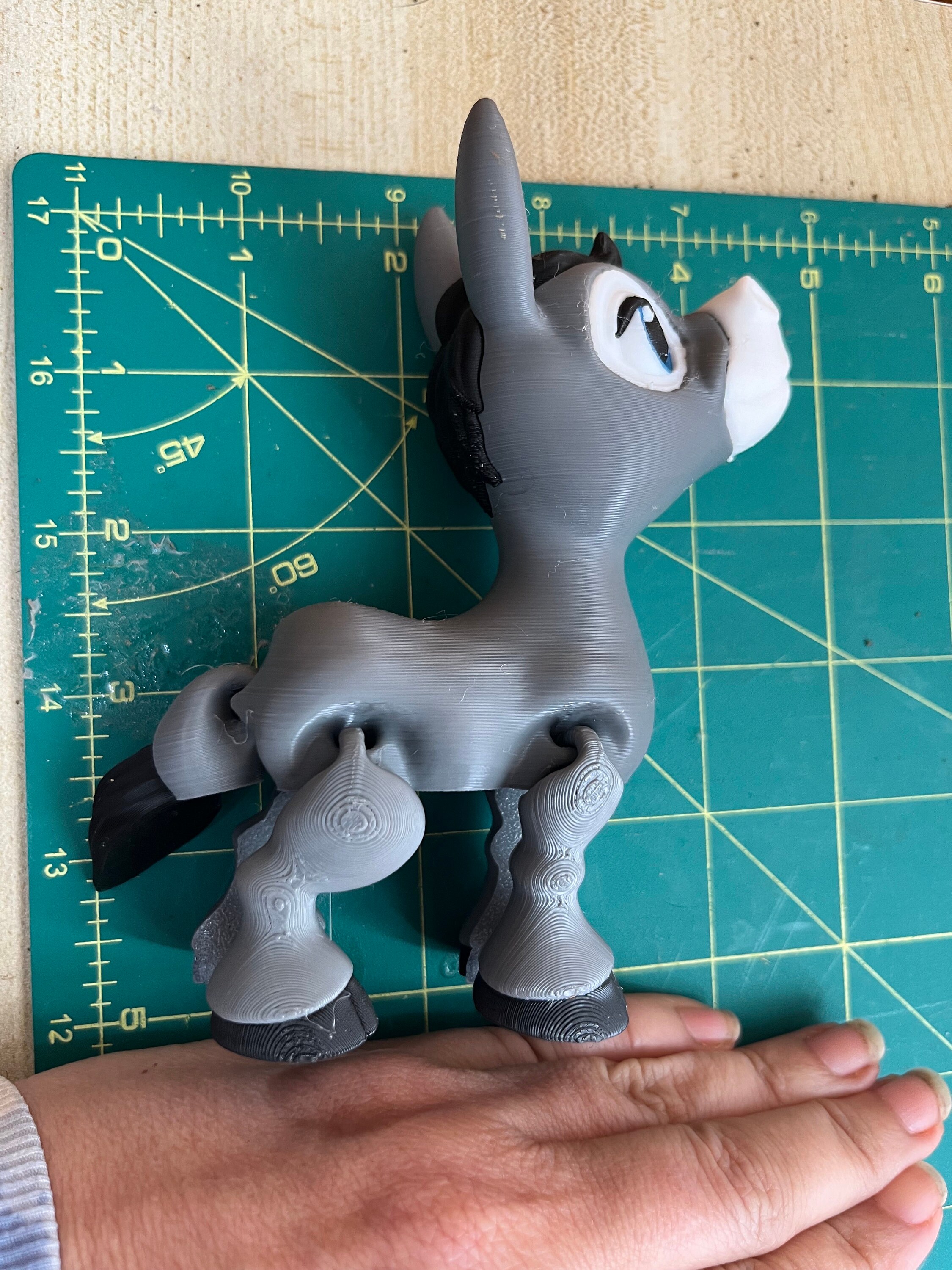 Articulated Donkey Multicolor 3D Printed in PLA Filament - Etsy