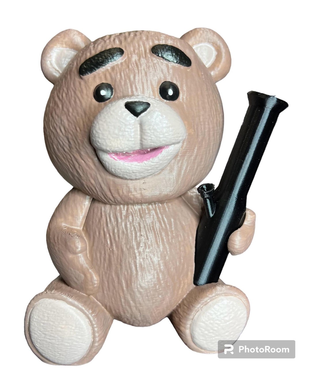 Ted the Bear With Bear or Bong 3d Printed in PLA and Hand - Etsy