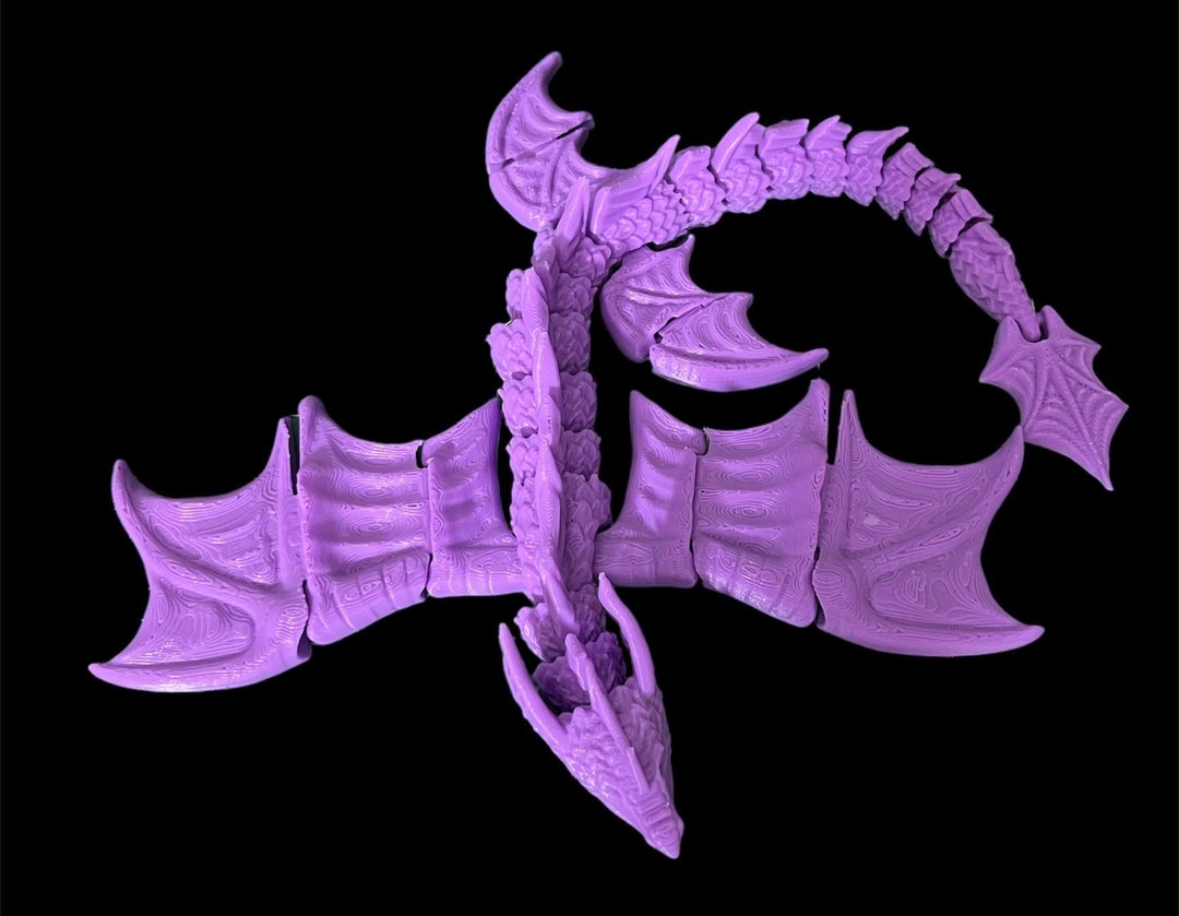 Articulated Sea Dragon 3D Printed in PLA Filament - Etsy