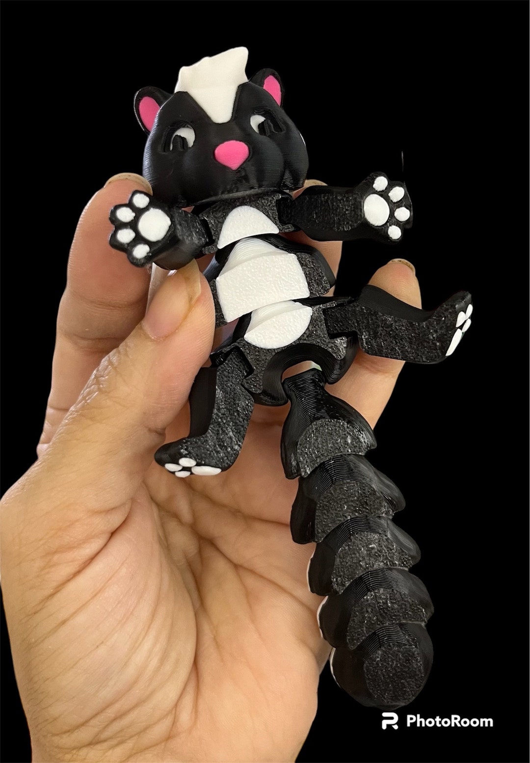 Articulated Multicolored 3d Skunk Printed in PLA Filament - Etsy