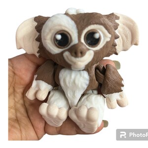 Articulated Gizmo Gremlin and Box Multicolored Filament 3D Printed in ...