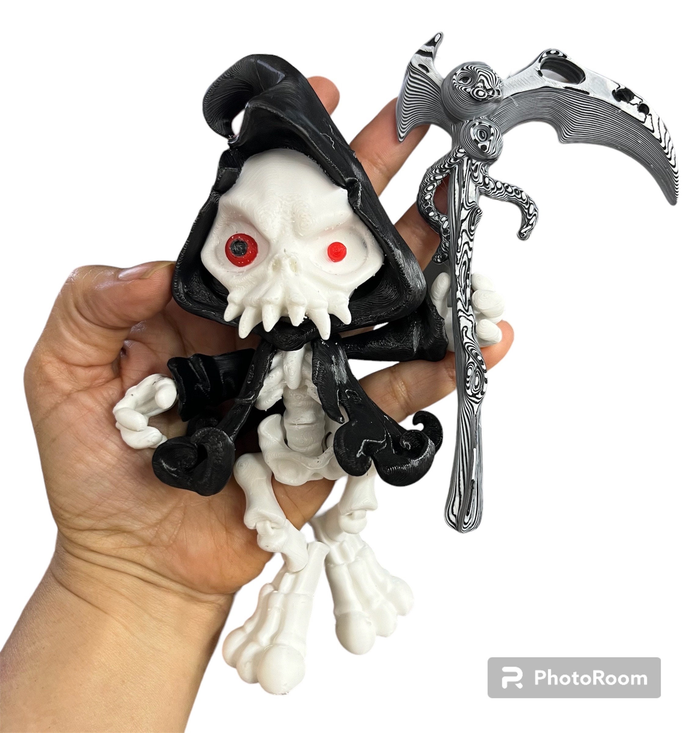 Articulated Multicolored 3D Cryptids Mothman, Wendigo, Nightcrawler ...