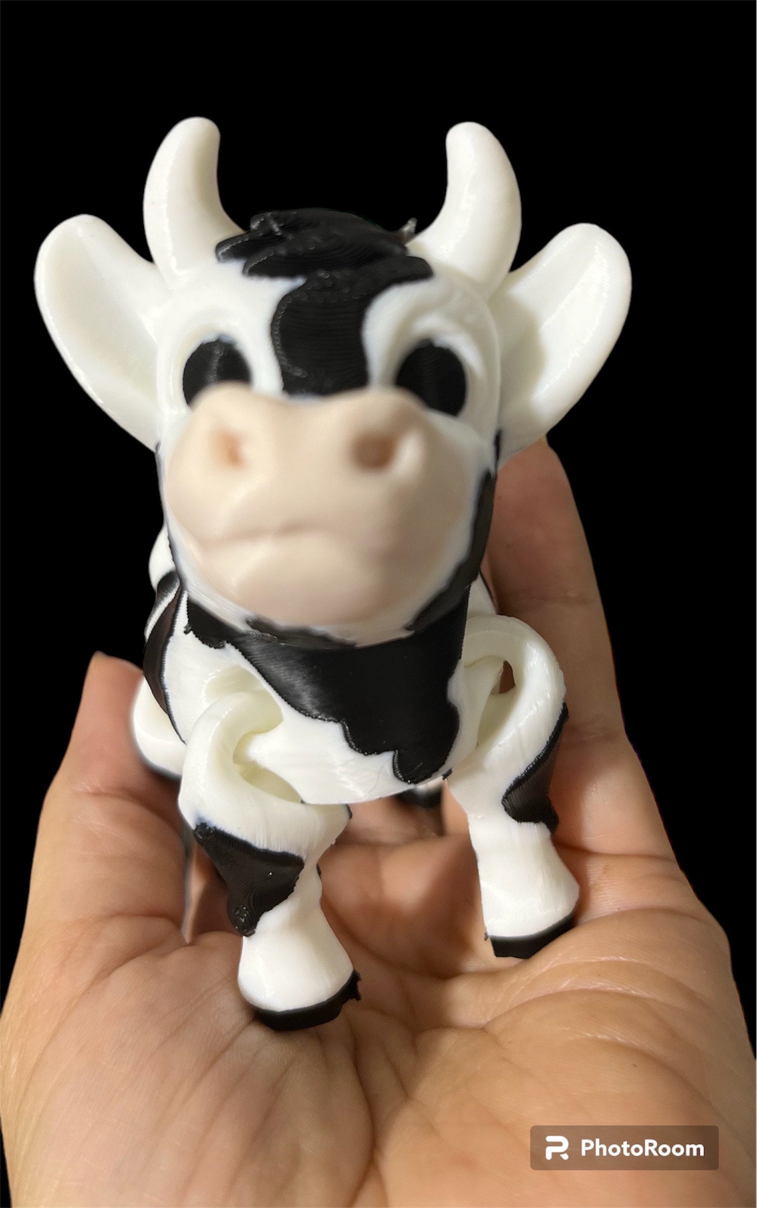 Articulated Cow Multicolored 3D Printed in PLA Filament - Etsy