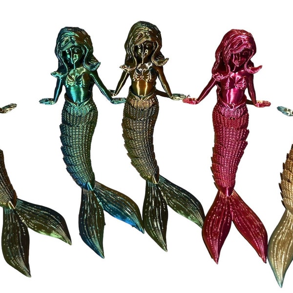 Articulated Mermaid Stl File - Etsy