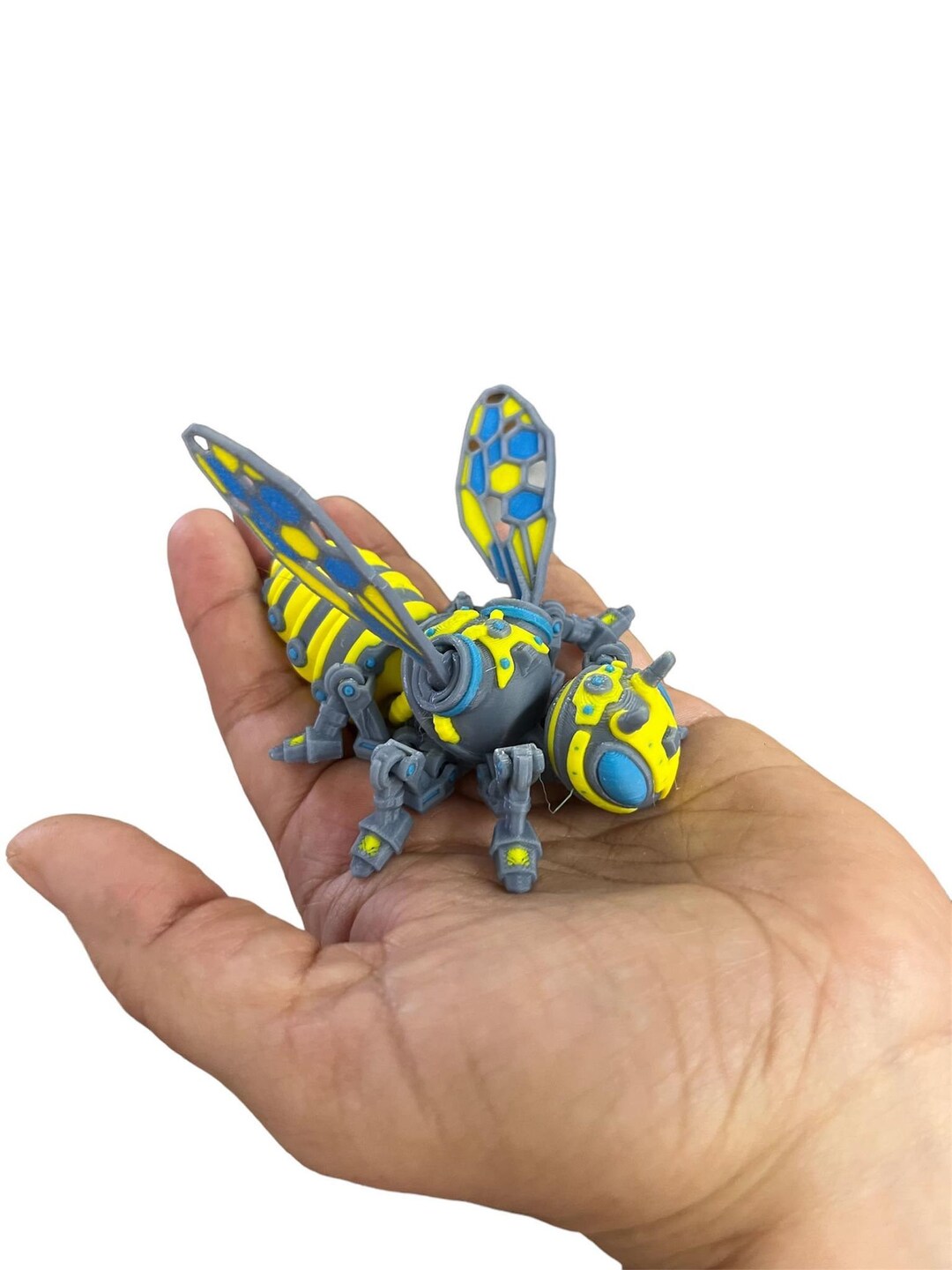 3d Printed Cyber Bee Robot Bee Figurine Great for Decoration Made in ...