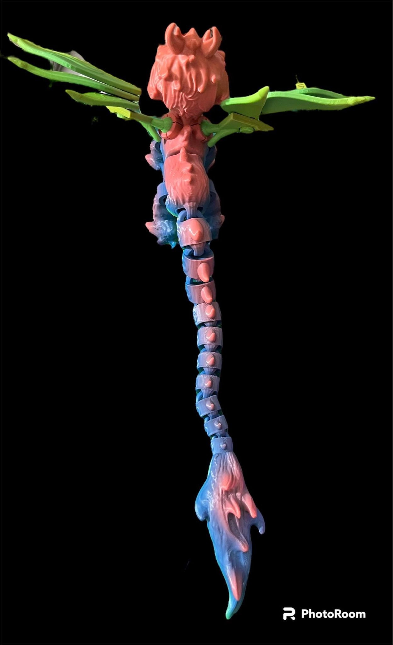 Articulated Leo Dragon 3D Printed in PLA Filament - Etsy