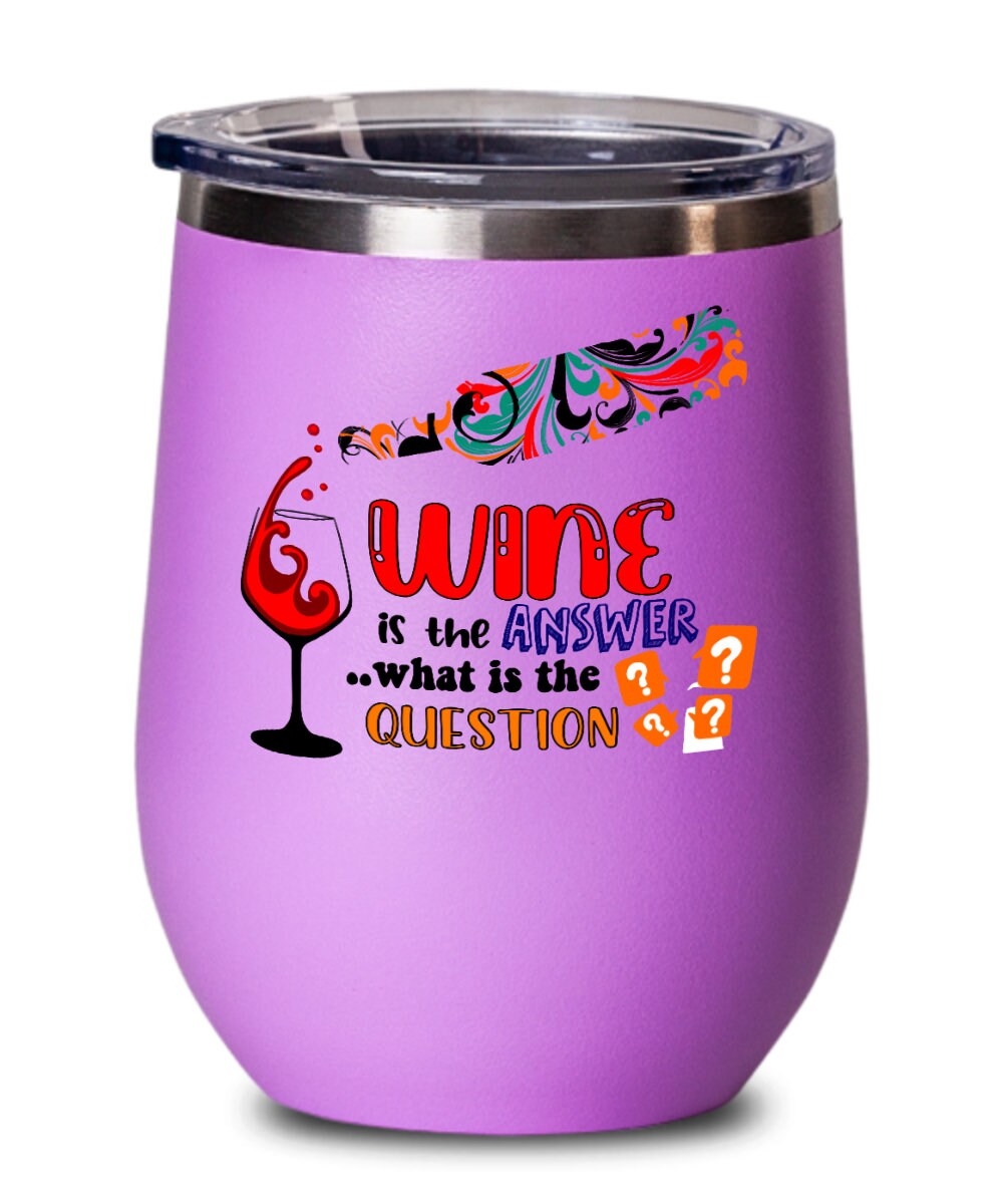 Funny Stemless Wine Tumbler Insulated Wine Glass Tumbler Etsy