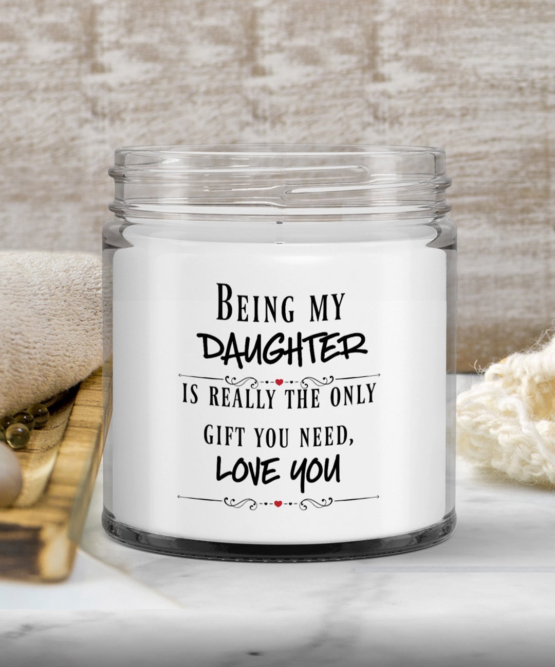 Hilarious Daughter Candle being My Daughter' Vanilla Scented, Soy Wax ...