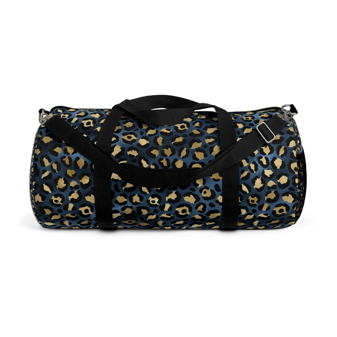 Leopard Weekender Duffle Bag for Women Custom Overnight Travel Bag by ...