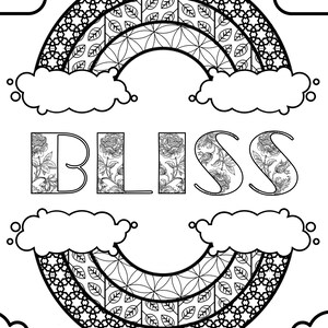 Printable Affirmation Inspirational Coloring Pages for Adults, Children ...