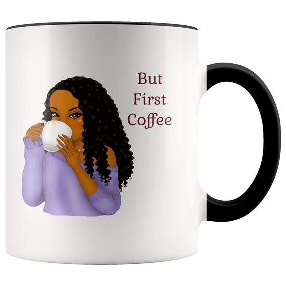 Black Girl Coffee Mug Black Girl Ts African American Mug Etsy