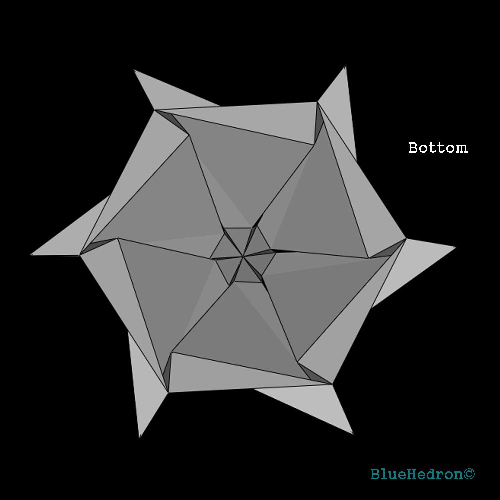 Twirl Paper Ornament Decoration, DIY, Printable 3D Hanging Ornament ...