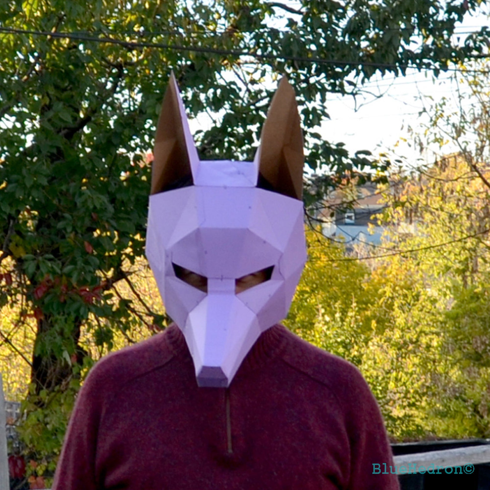 Anubis Mask Halloween DIY Awesome Paper Party Mask You Make - Etsy
