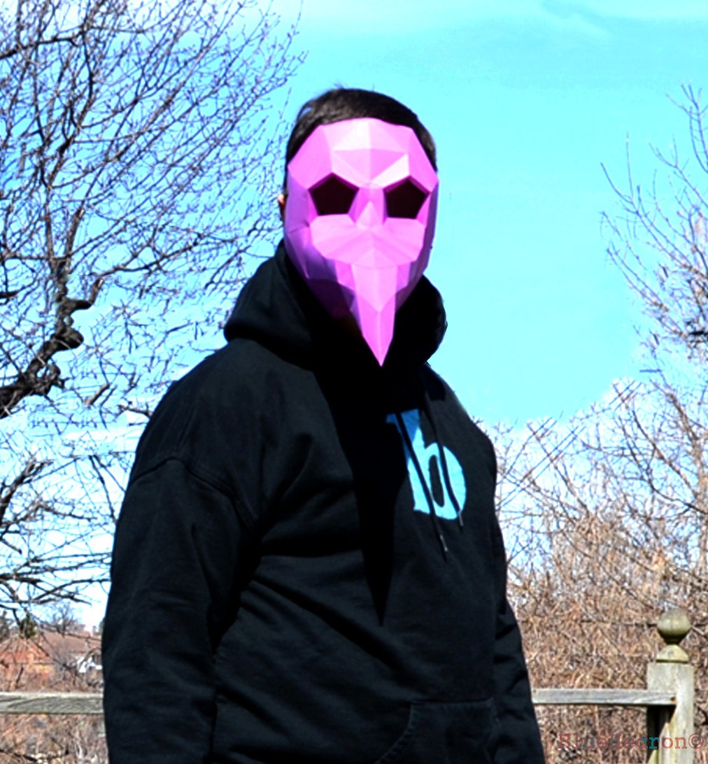 Plague Doctor Mask Steampunk Bird Beak Harbinger Papercraft - Etsy