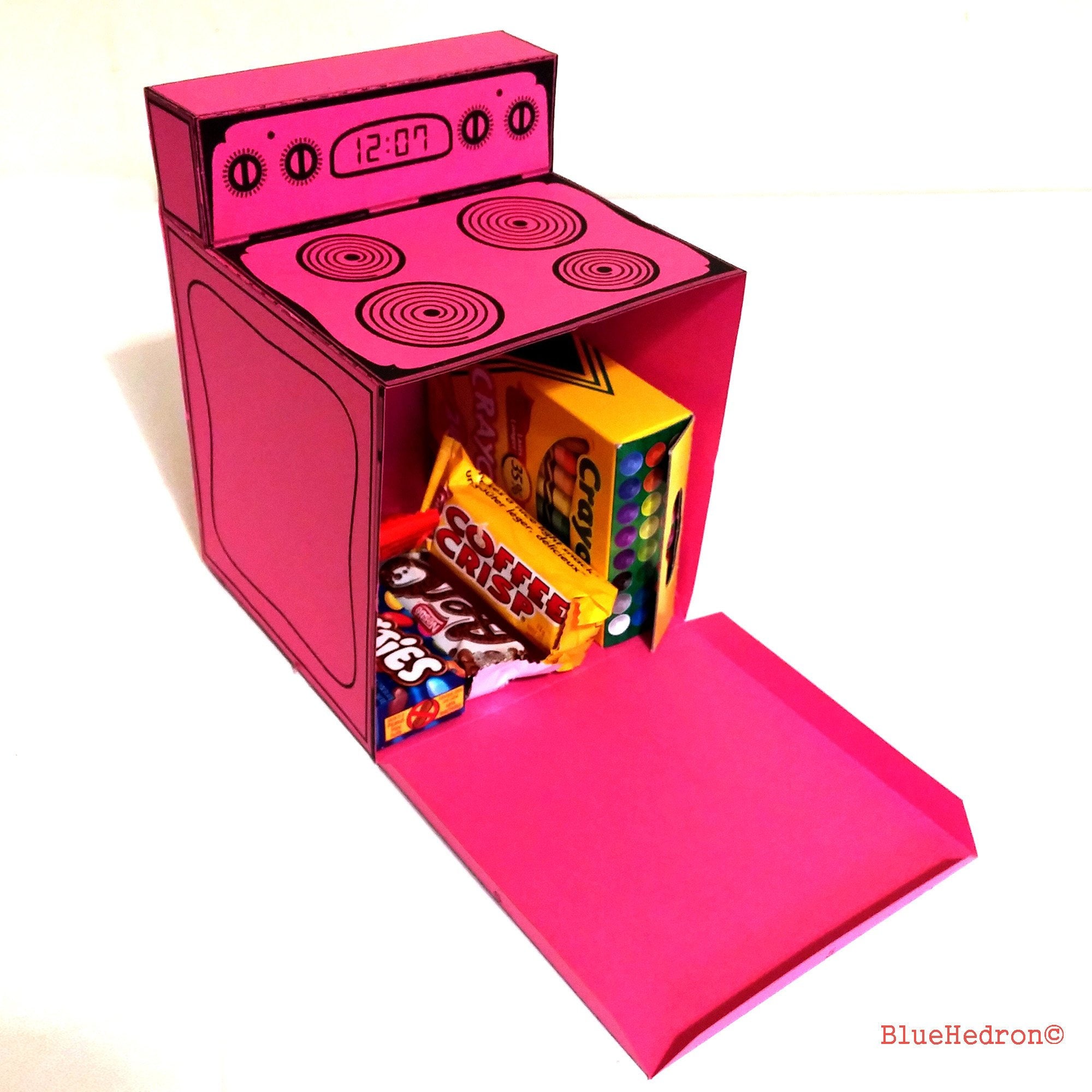 Cupcake Oven Box Template