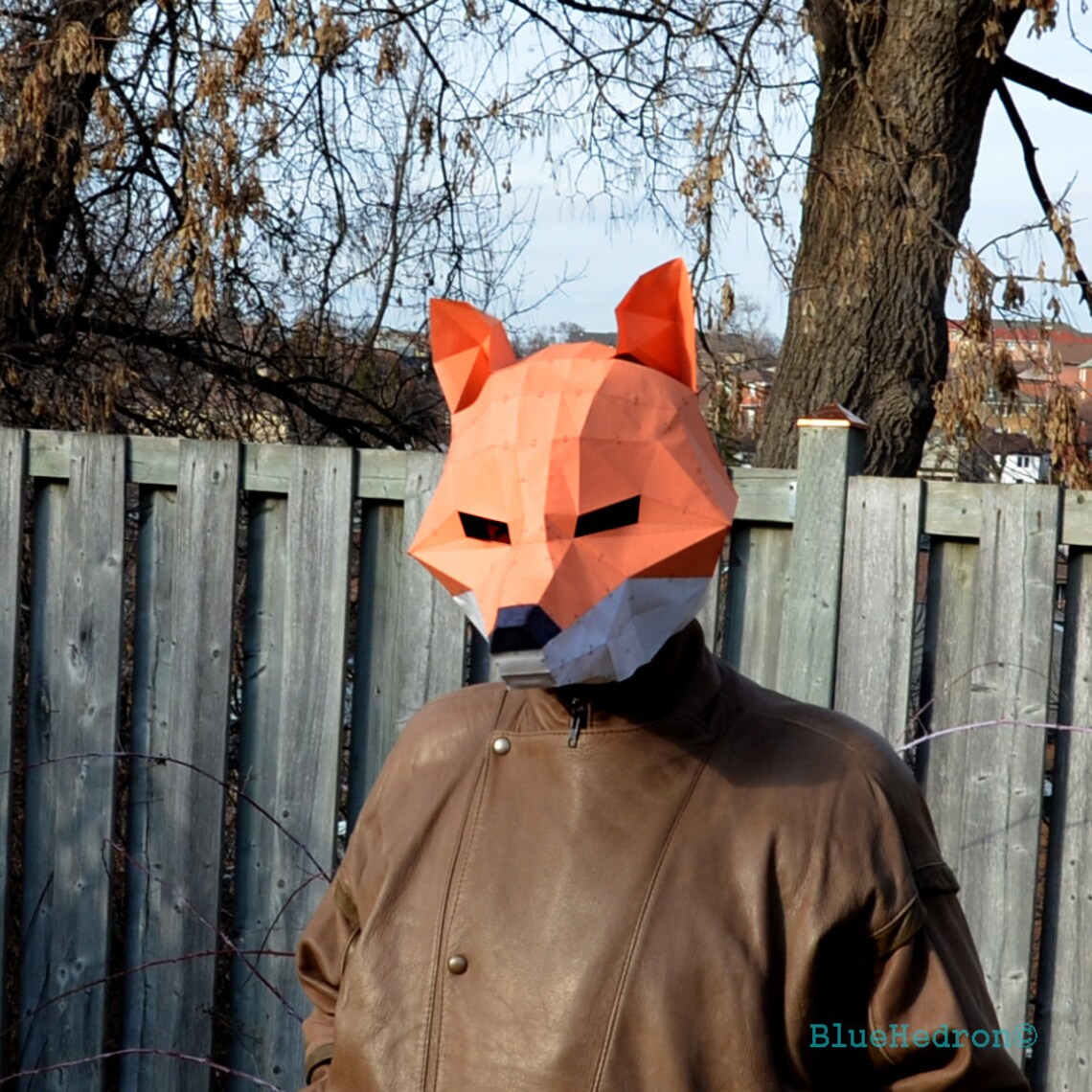 Fox Mask Papercraft DIY Animal Awesome Paper Party Mask You - Etsy Canada