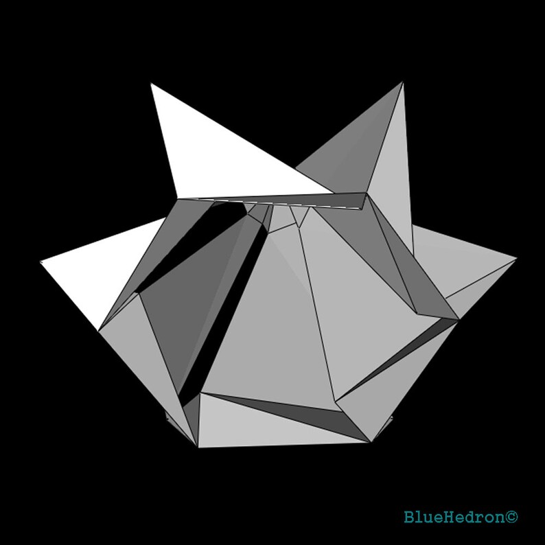 Twirl Paper Ornament Decoration, DIY, Printable 3D Hanging Ornament ...