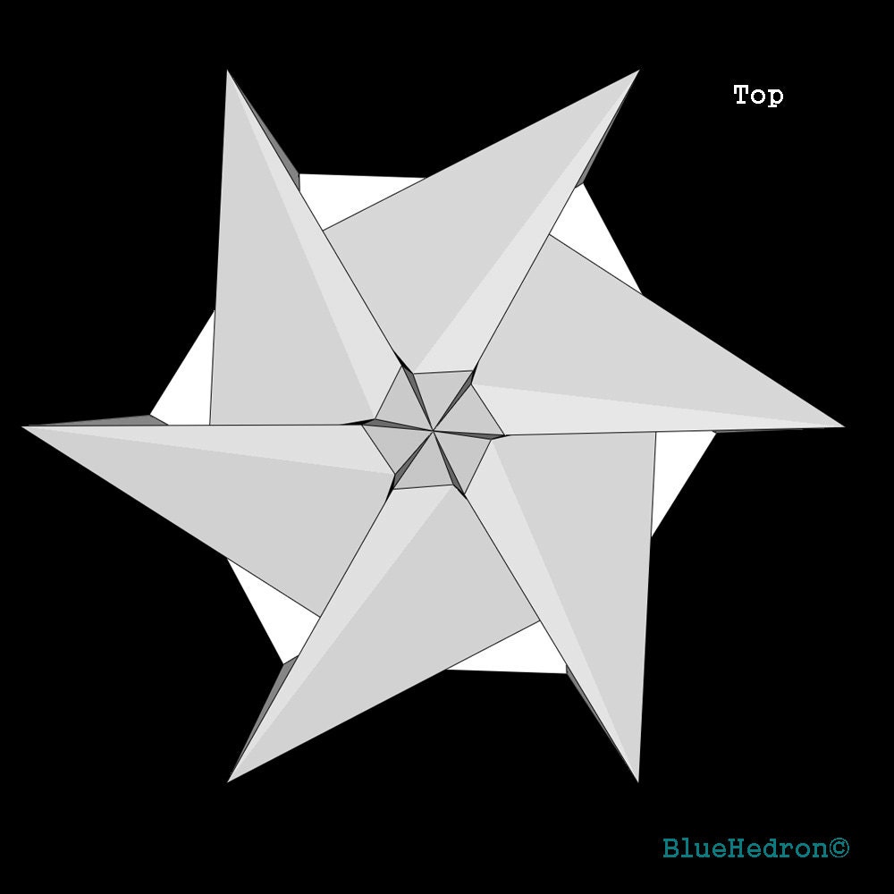 Twirl Paper Ornament Decoration, DIY, Printable 3D Hanging Ornament ...