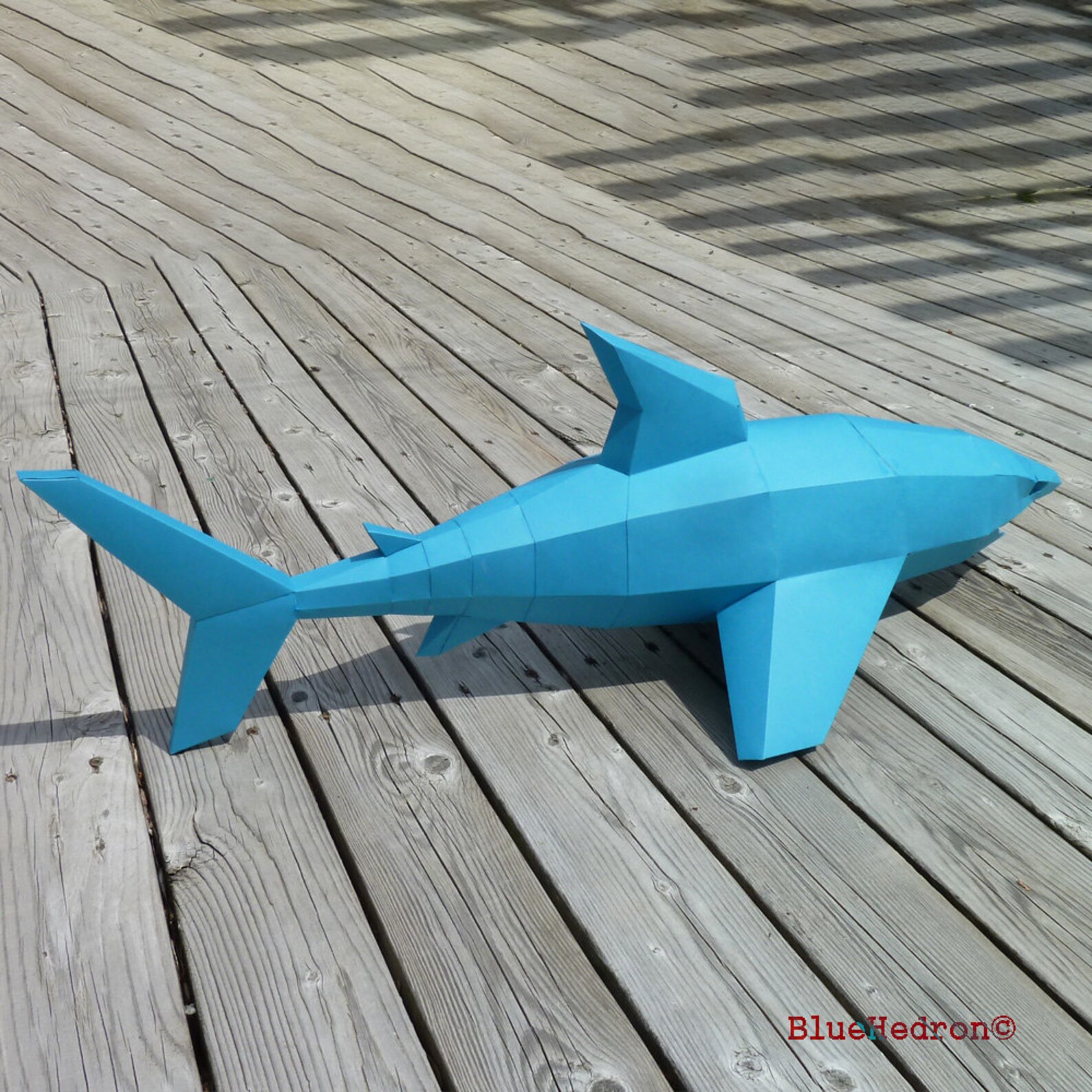 Shark Jaws Fish Trophy Papercraft Faux Taxidermy Printable PDF DIY ...