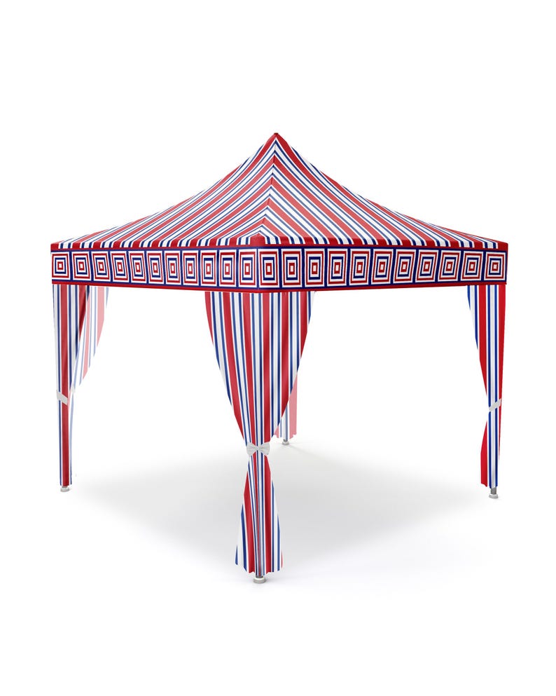 Custom Printed 10x10 Canopy Tent – Red, White & Blue Vendor Booth - Etsy