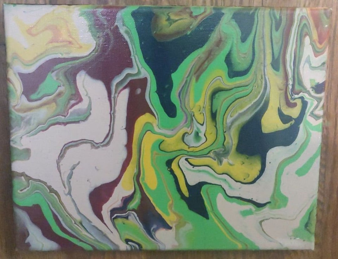 Unique Fluid Painting 16 - Etsy
