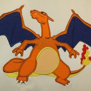 Charizard Embroidery Applique Digital Download Silhouette Studio File ...