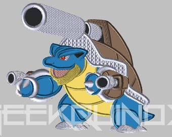 Mega Charizard X Embroidery Applique Digital Download Silhouette Studio ...