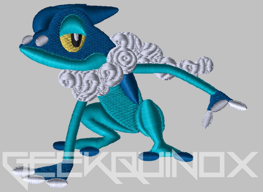 Frogadier 4x4 Embroidery File Digital Download - Etsy
